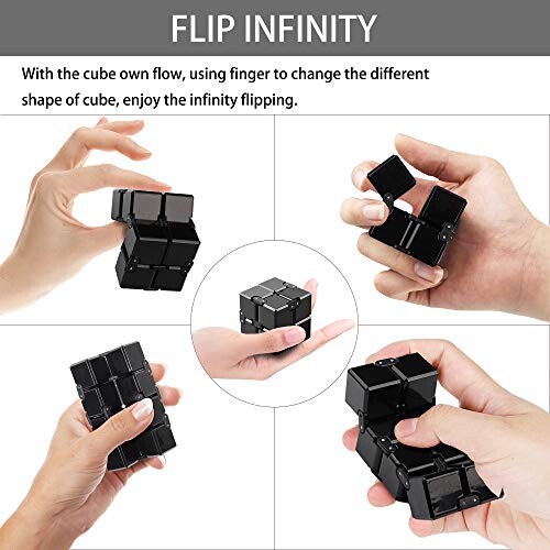 Infinity Cube Fidget Toy Cube suitable for Adults & Kids, New Version ...