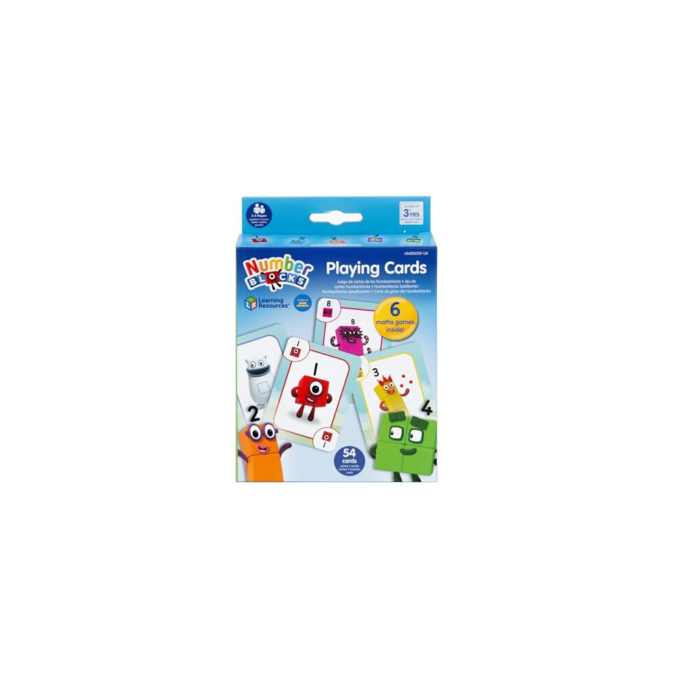 Learning Resources Numberblocks Playing Cards, Ages 3+, 54 Cards with ...