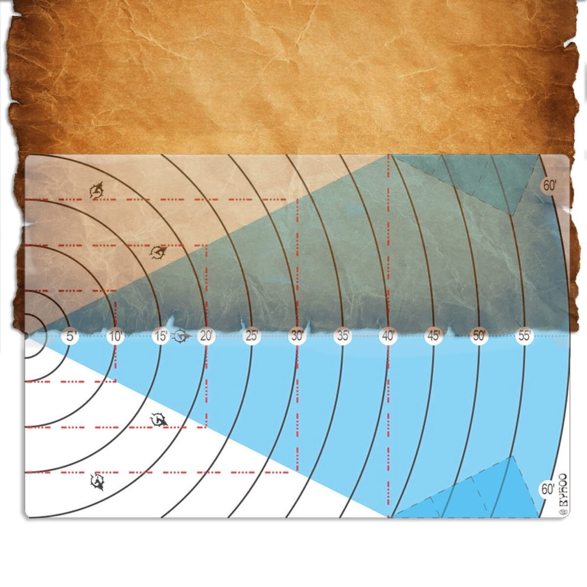 Spell AOE Damage Template DnD Area Effect Markers Upgraded 60ft Aoe ...