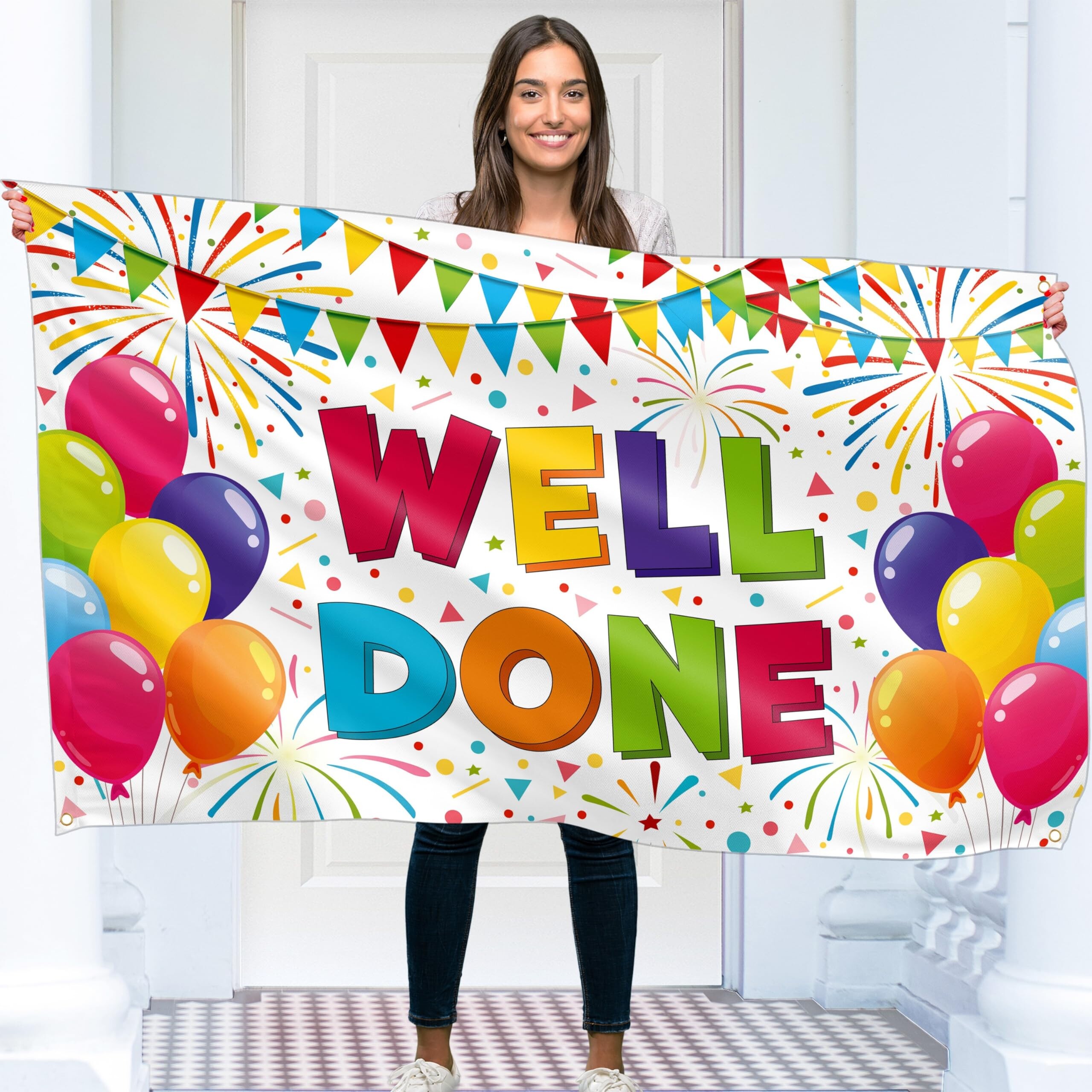 Well Done Banner - Congratulations Banner - Congratulations Decorations ...