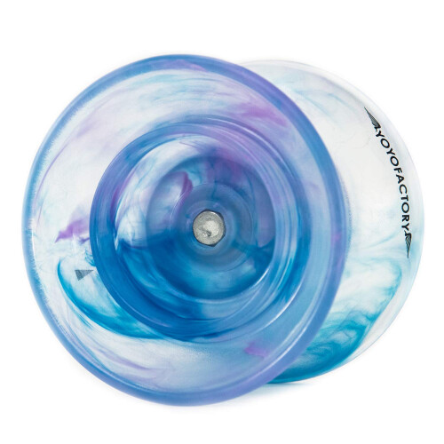 YoyoFactory FLIGHT Yo-Yo With Ball Bearing & String - BLUE/VIOLET ...