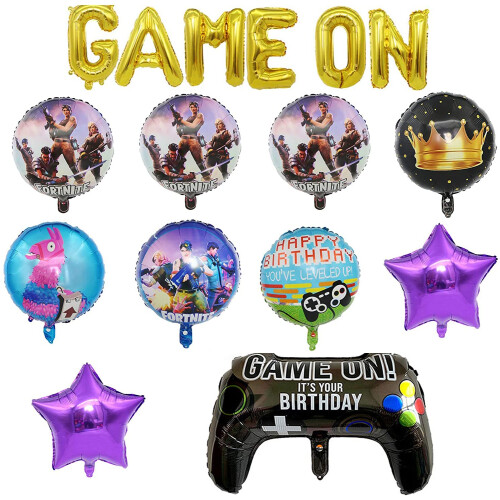Party Supplies Gaming Birthday Decorations Gaming Balloons Gaming ...