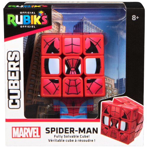 Rubik's Cube Spider-Man Cuber, Problem-Solving Challenging Brain Teaser ...