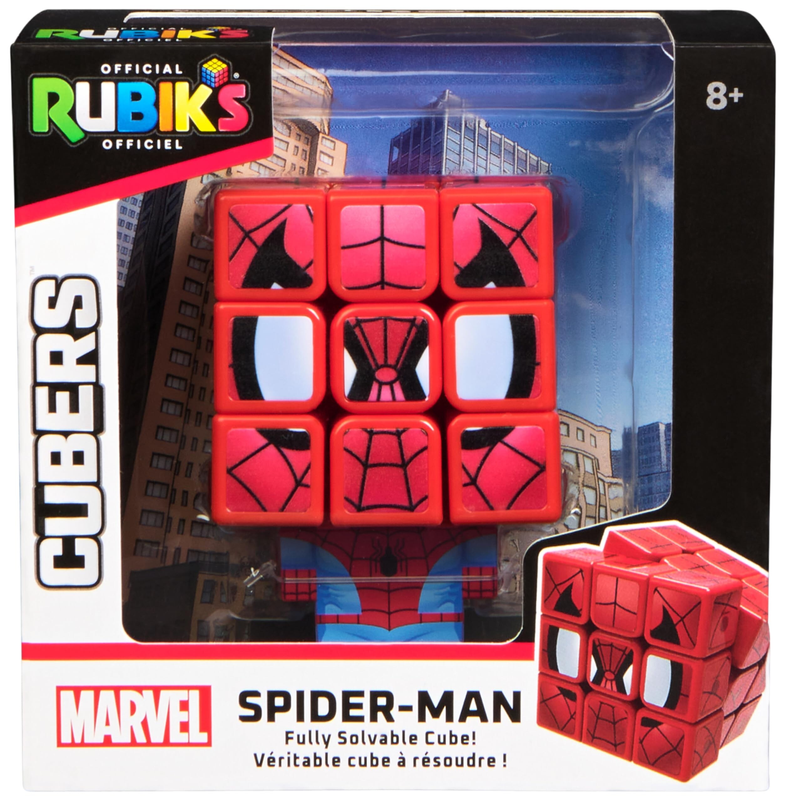 Rubik's Cube Spider-Man Cuber, Problem-Solving Challenging Brain Teaser ...
