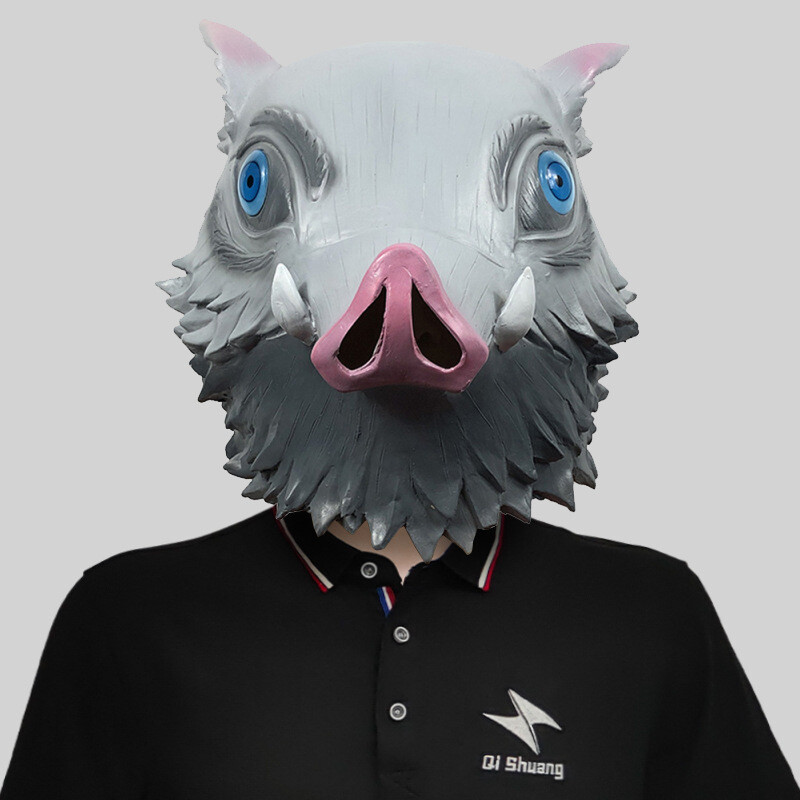 (Inosuke Adult) Hashibira Inosuke Animals Funny Mask Halloween Cosplay ...