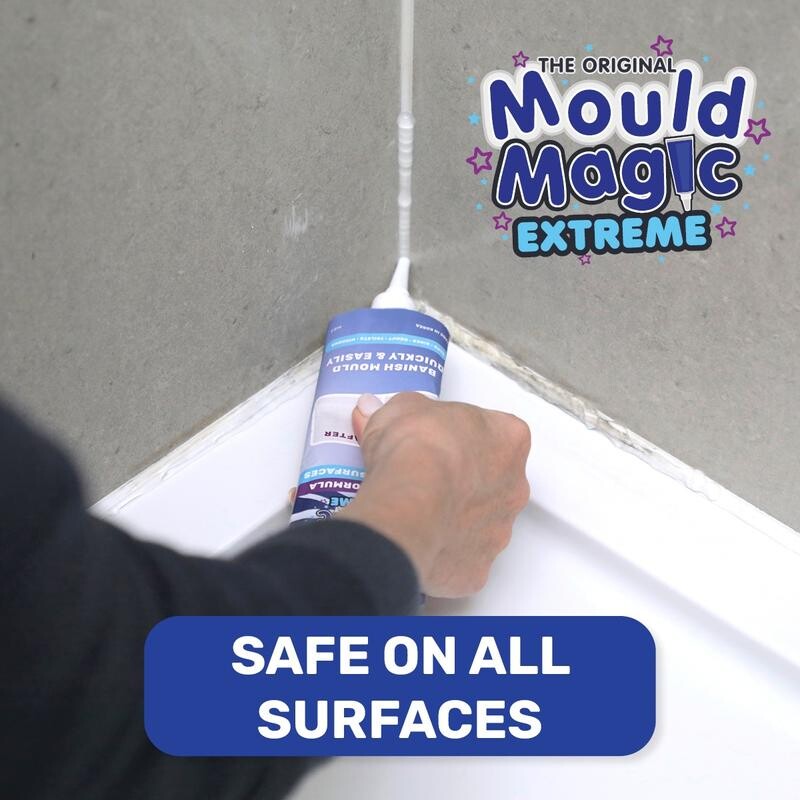 MOULD MAGIC EXTREME GEL FORMULA 120G TUBE TAPS SINKS GROUT WINDOWS on OnBuy