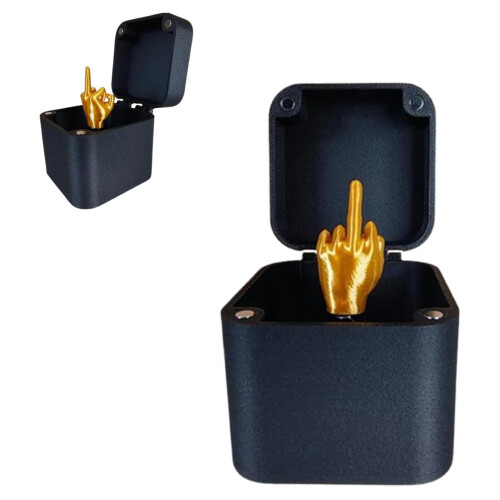Funny Middle Finger Surprise Gift Box, Pop-Up Prank Toy on OnBuy