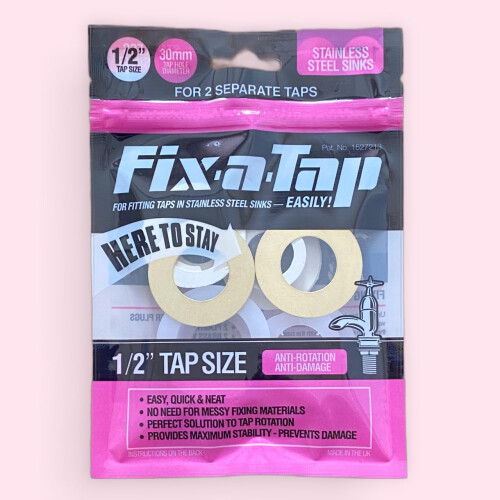 Essex Pink Fix-a-Tap Tap Fitting Kit for 1/2" Pillar Taps or Sink Mixer ...