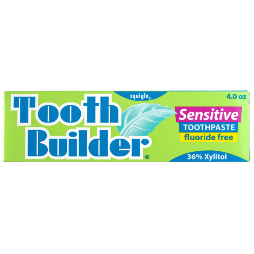 Tooth Builder Sensitive Toothpaste - 36% Natural Xylitol, SLS Free ...