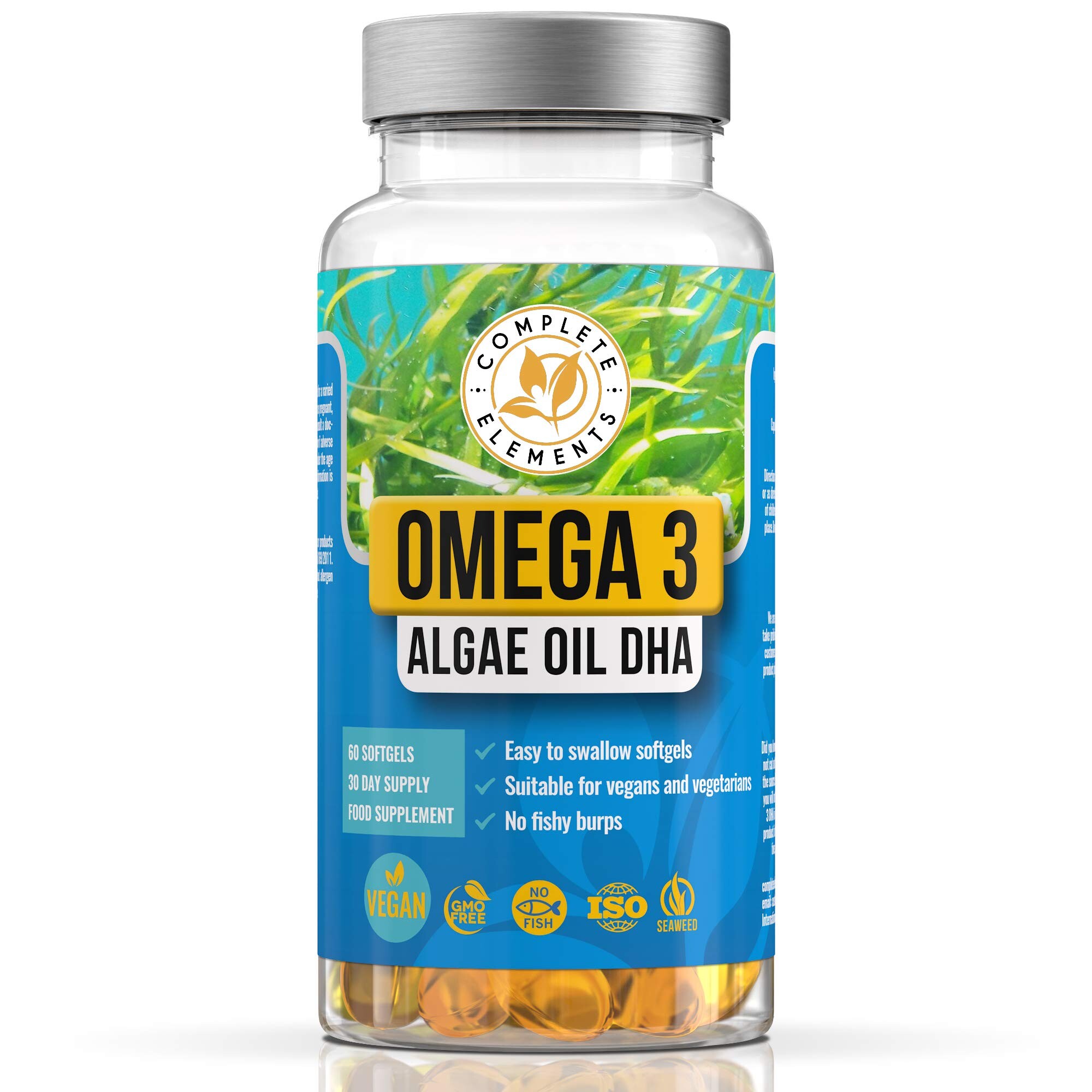 Vegan Omega 3 Algae Oil | Sustainable Algal Alternative to Fish Oil ...