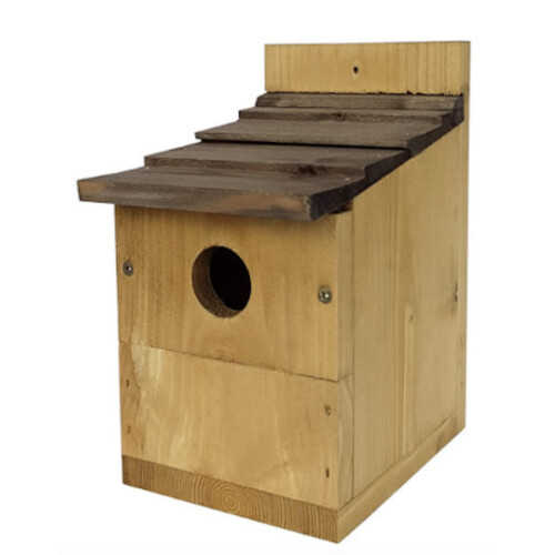 Multinester Nest Box with Shingles x 1 Wooden Wild Bird House SMF on OnBuy