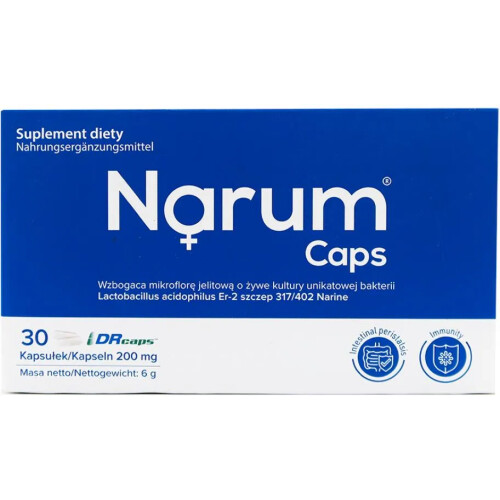 Narum Caps 30x 200mg Lactobacillus Acidophilus Probiotic Probiotyk on OnBuy