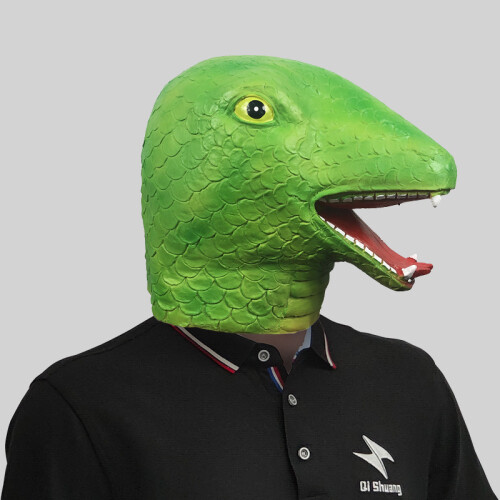 Cute Latex Snake Head Mask For Comical Halloween Parties And Festive ...