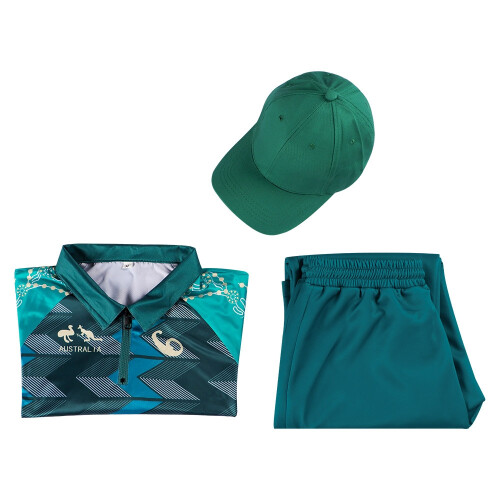 (Women Full Set, M) Women Green Breakdancer Raygun Cosplay Men ...