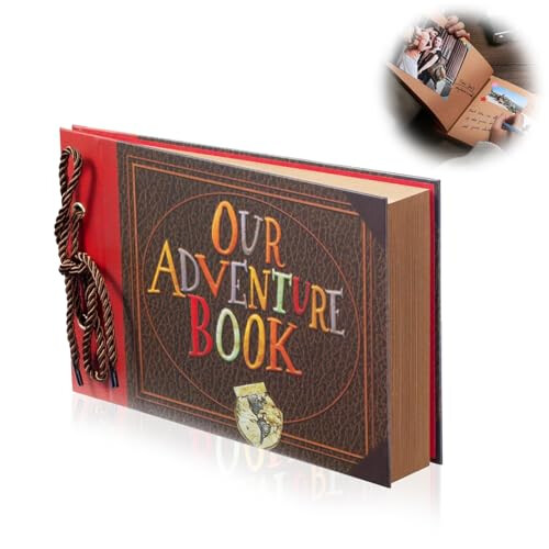 lbum de fotos de recortes, nuestro libro de aventuras, lbum de recortes ...