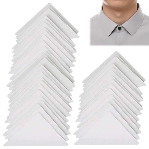Collar Stiffeners 200 Pcs Shirt Collar Stiffeners Stays Thickened PVC ...