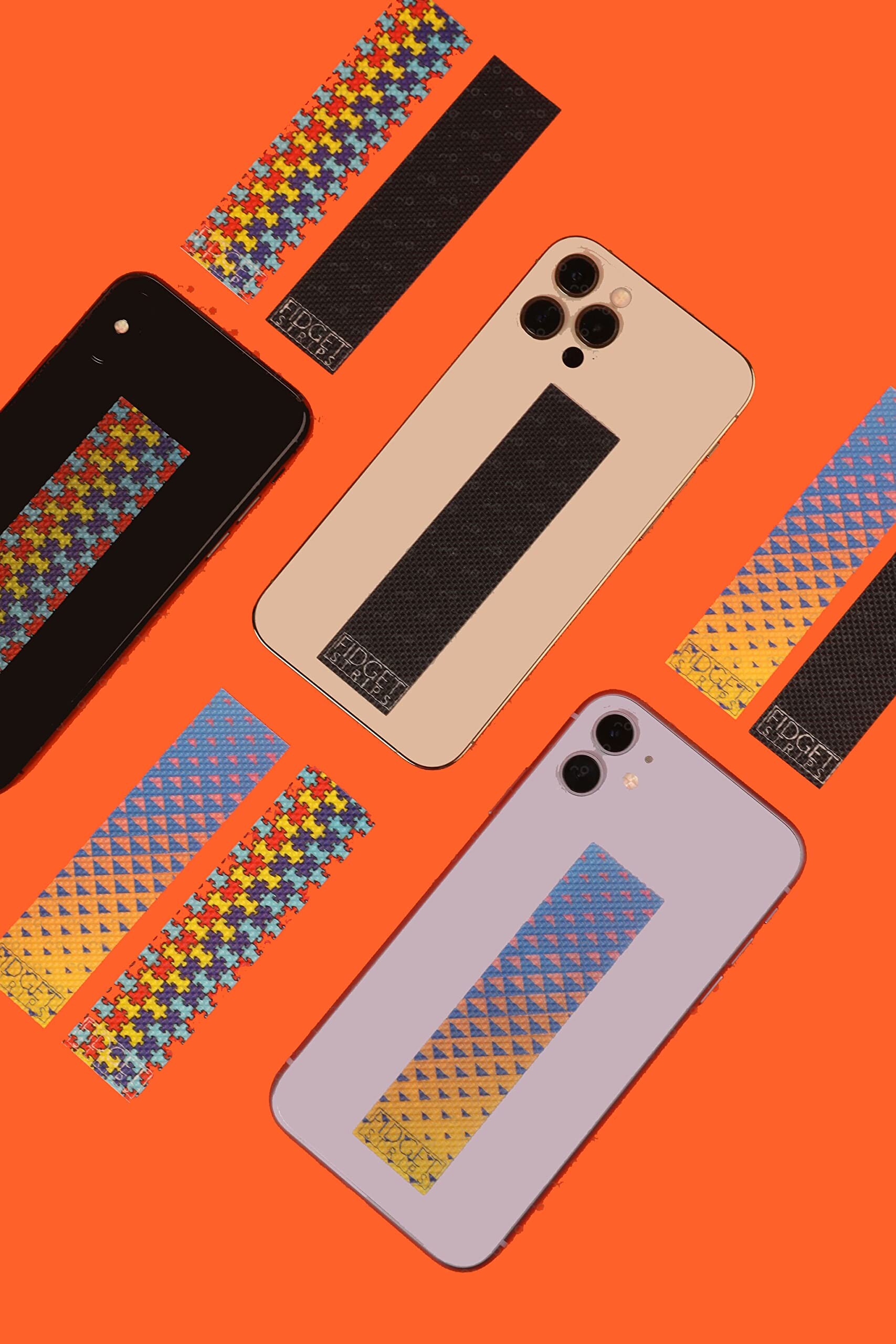 - Variety Pack - Discreet Anti Stress Tactile Rough Sensory Calm Strips - Ideal Desk Fidget Toys ...