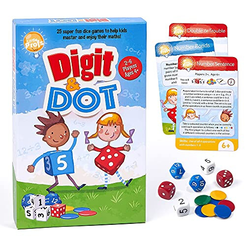 Digit & Dot, 25 x Fun Educational Maths Games for Kids 4, 5, 6, 7 Year ...