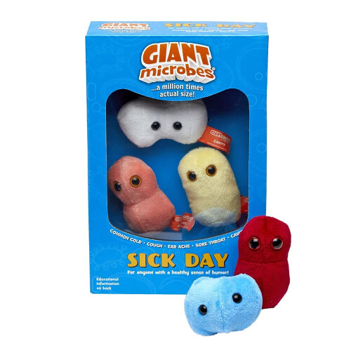 GIANTmicrobes Sick Day Themed Gift Box - Learn about these common germs ...