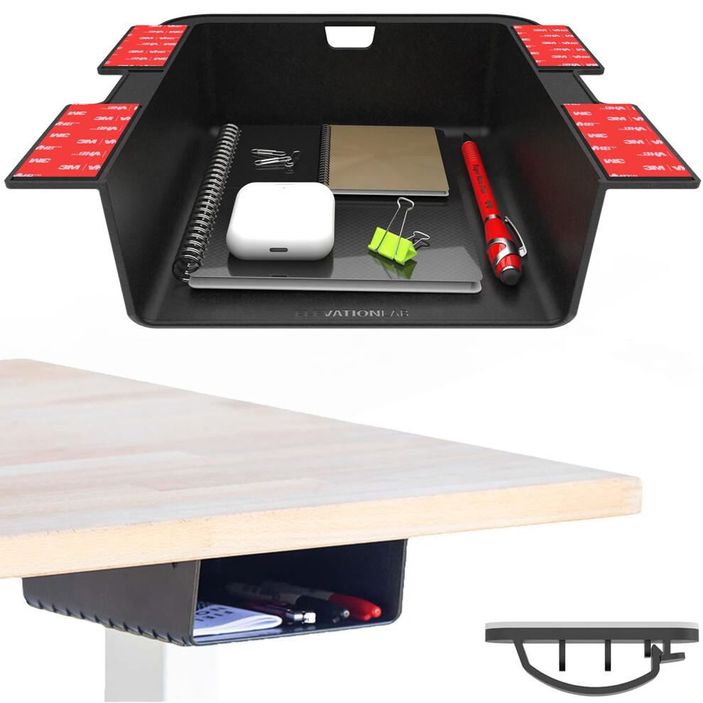 Elevation Lab Elevation Shelf - Under Desk Storage ShelfDesk Organizer ...