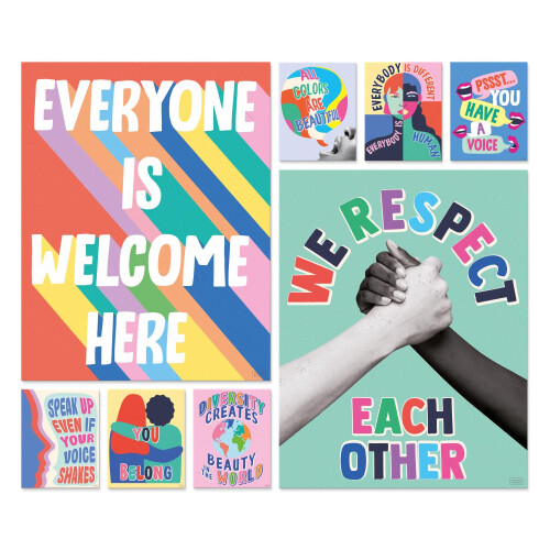 S&O Set of 8 Diversity Posters for Classroom - Classroom Posters ...