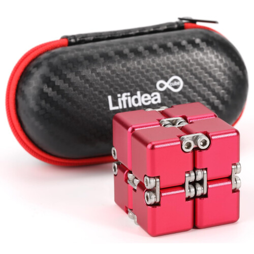 Lifidea Aluminum Alloy Metal Infinity Cube Fidget Cube (6 Colors ...