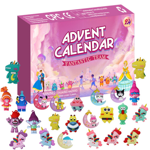 SpongeBob Advent Calendar 24 Figures Cute Cartoon Kids Gift on OnBuy