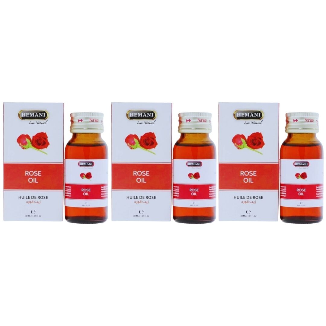Hemani Rose Herbal Oil 30ml Pack Of 3 |Fighting Depression |Boosting ...