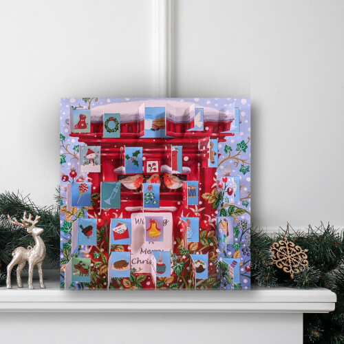 Traditional Advent Calendar Red Robin Home! Christmas Advent Calendar ...