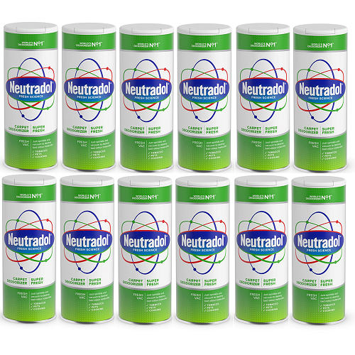 Neutradol Vac 'n' Fresh Super Fresh Carpet Freshener & Deodorizer (12 x ...