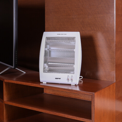 800W Electric Quartz Halogen Heater, Portable Upright Electric Heater ...