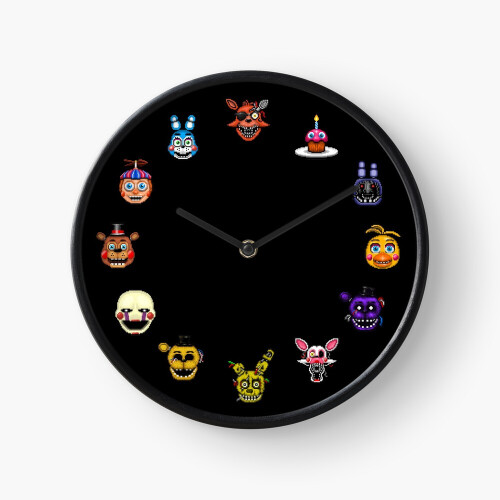 (Five Nights at Freddy's - Pixel art - Multiple Characters=507) Wall ...