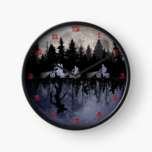 (Stranger Things Upside Down Design=1577) Wall Clock 12 Inch Funny ...