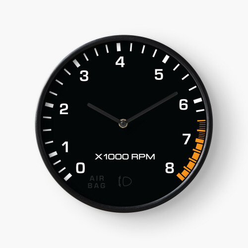 (NA6 (NA) Mazda Miata Eunos Roadster tachometer wall clock.=2282) Wall ...