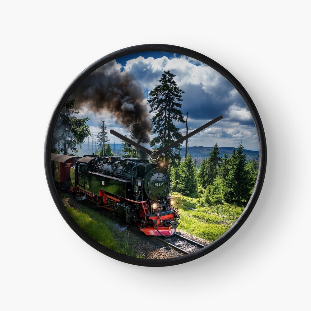 (Steam locomotive - Harz narrow gauge railways (Germany)=2432) Wall ...