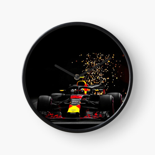 (F1 Racing=2073) Wall Clock 12 Inch Funny Mantel & Tabletop Art Decor ...