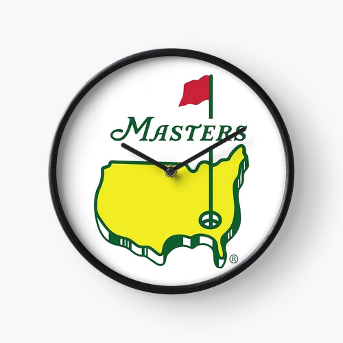 (masters golf pga=2337) Wall Clock 12 Inch Funny Mantel & Tabletop Art ...