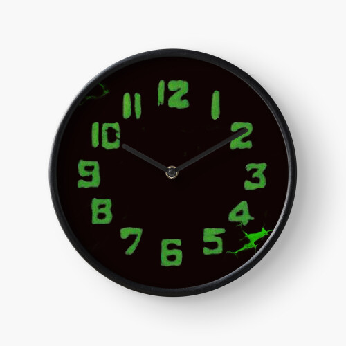 (Now With More Radium!=2849) Wall Clock 12 Inch Funny Mantel & Tabletop ...