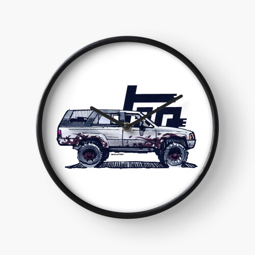 (1st Gen 4Runner TRD - Ghost=3577) Wall Clock 12 Inch Funny Mantel ...