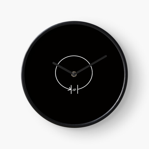 (Lacan - l'objet petit a=3457) Wall Clock 12 Inch Funny Mantel ...