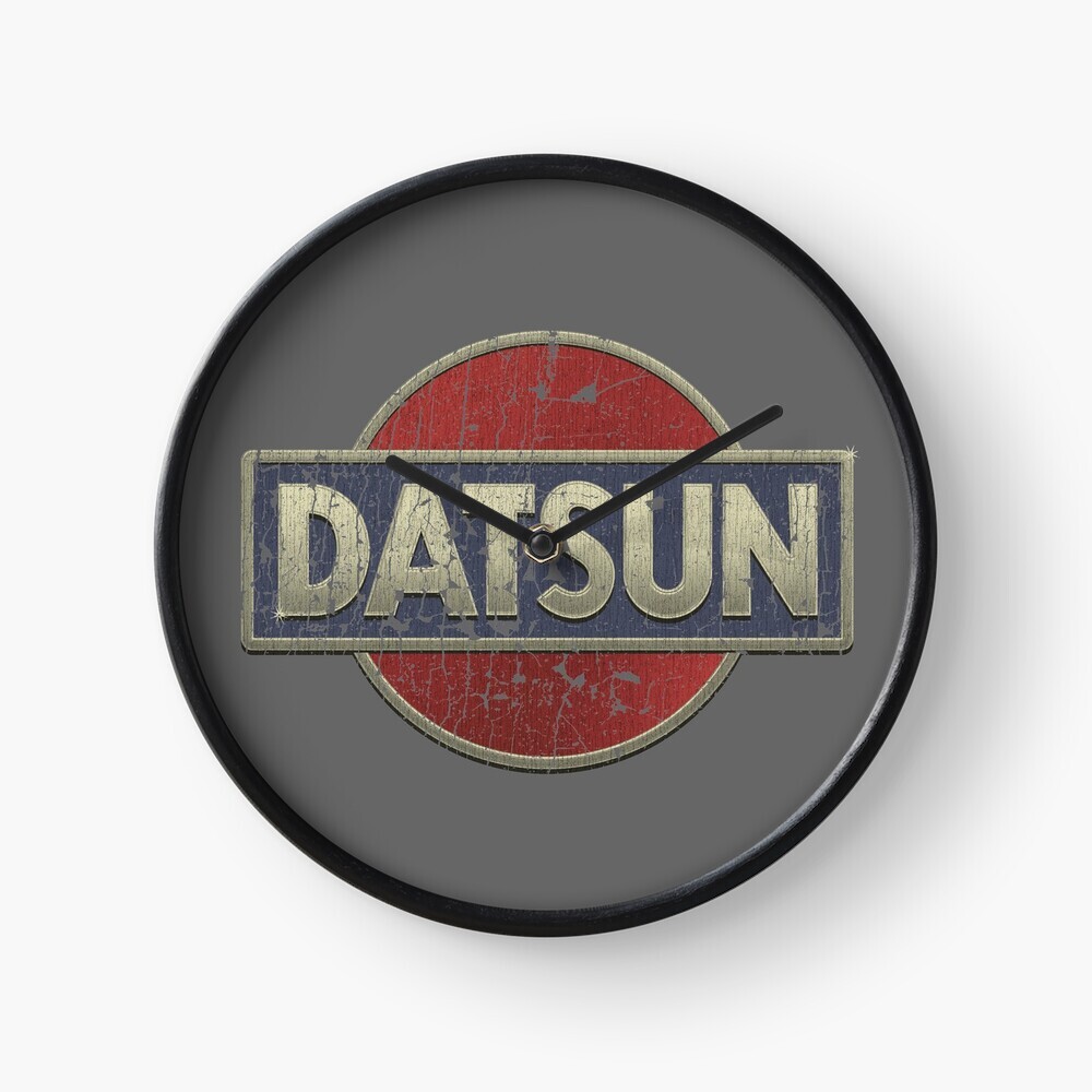 (Datsun Rising Sun=3385) Wall Clock 12 Inch Funny Mantel & Tabletop Art ...