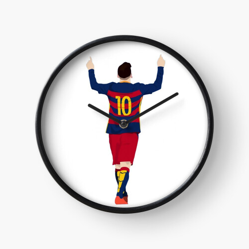 (Messi - Lionel Messi Celebration=4240) Wall Clock 12 Inch Funny Mantel ...