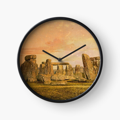 (Stonehenge, Salisbury Plain, England - Distressed Retro Photograph ...