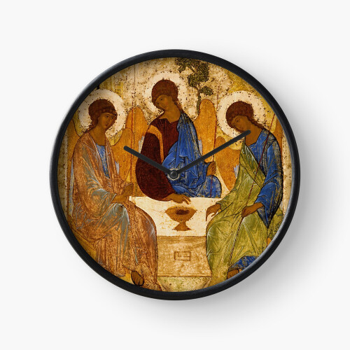 (Holy Trinity Painting Rublev Trinity Print Icon Christian Religious ...