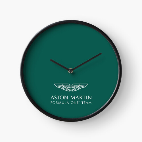 (Aston Martin F1 Logo=5314) Wall Clock 12 Inch Funny Mantel & Tabletop ...