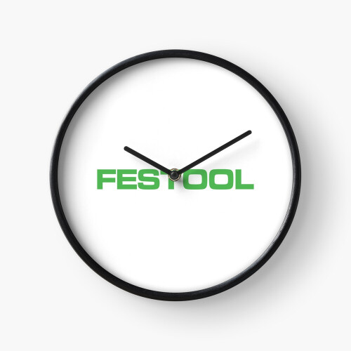 (Festool=5632) Wall Clock 12 Inch Funny Mantel & Tabletop Art Decor for ...