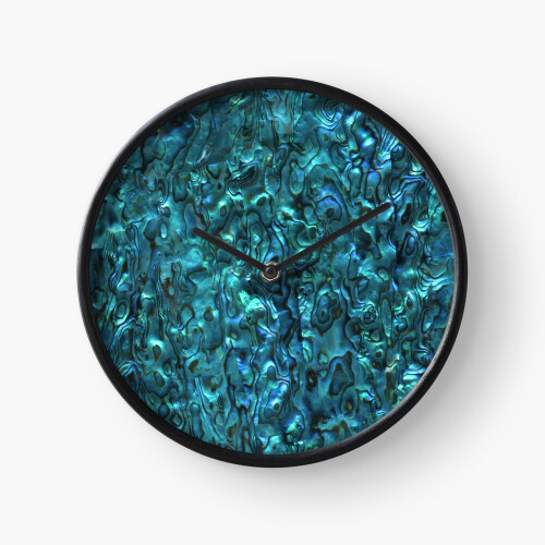 (Abalone Shell Paua Shell Seashell Patterns Sea Shells Cyan Blue Tint ...