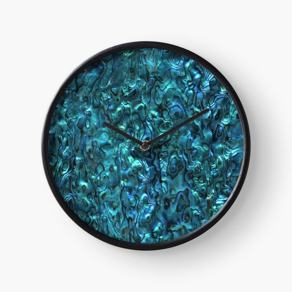 (Abalone Shell Paua Shell Seashell Patterns Sea Shells Cyan Blue Tint ...