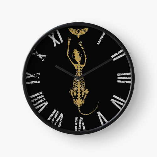 (Prophecy Doomsday Kitty Logo=5984) Wall Clock 12 Inch Funny Mantel ...