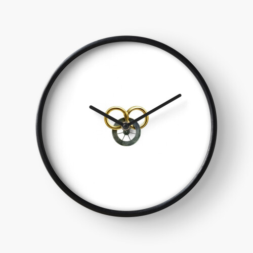 (Wheel of Time Logo=6679) Wall Clock 12 Inch Funny Mantel & Tabletop ...